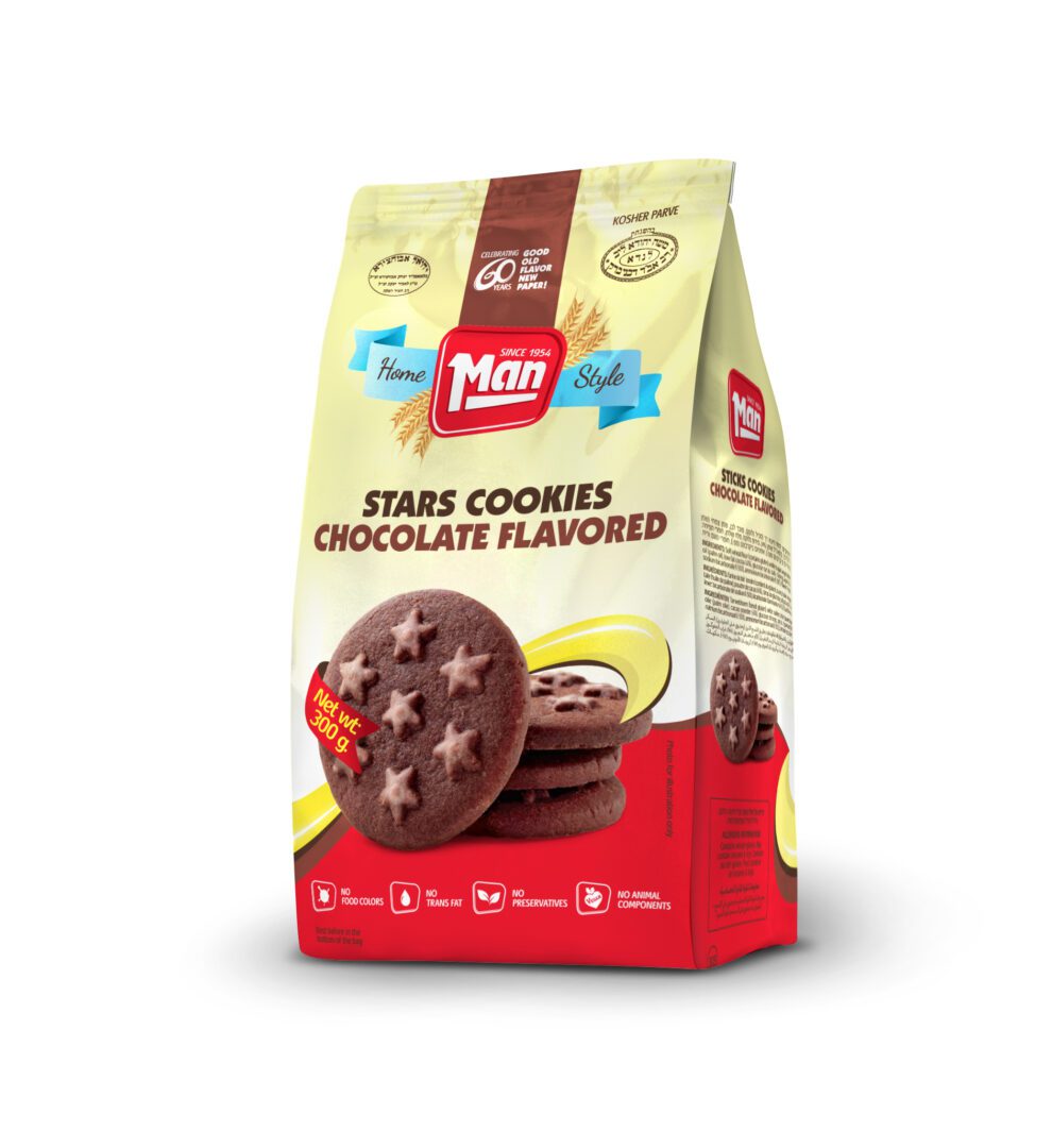 MAN COOKIE BAGS CHOCOLATE STARS - Drumstick