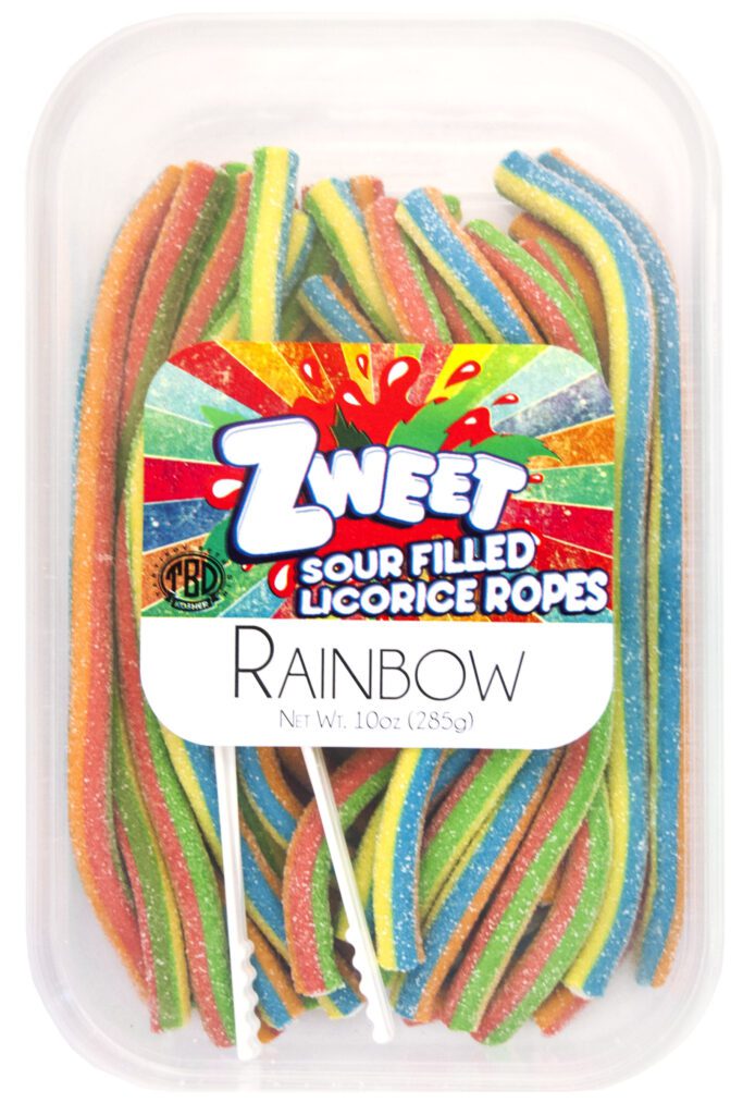 GALIL ZWEET SOUR ROPES RAINBOW - Drumstick