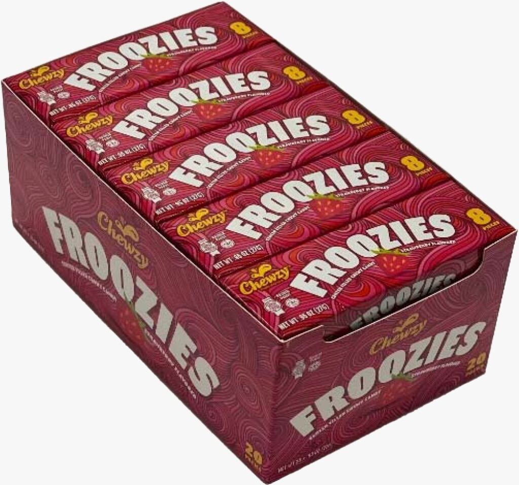 CHEWZY FROOZIES STRAWBERRY CANDY - Drumstick