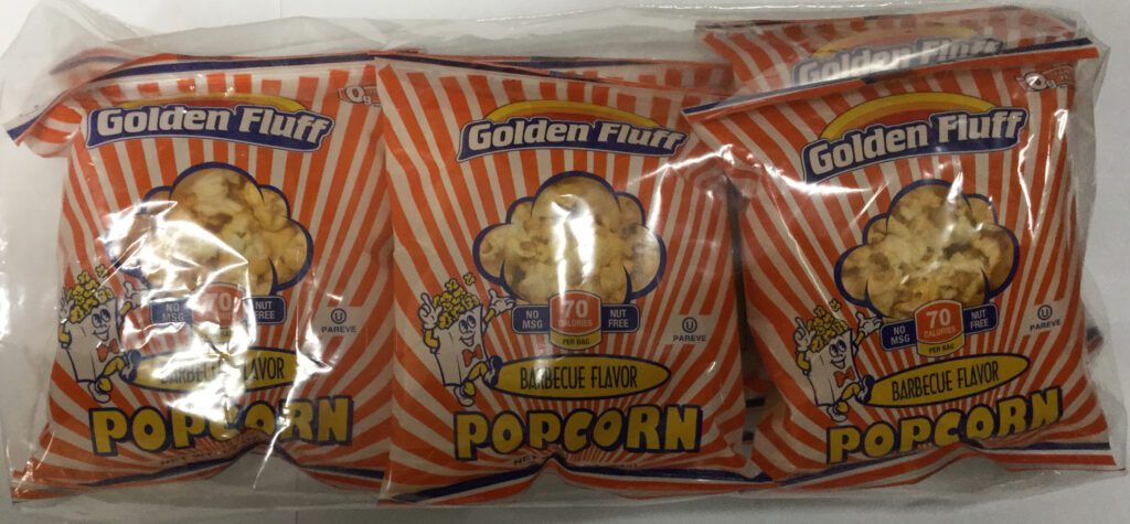 GOLDEN FLUFF POPCORN MINI BBQ (6 PACK) - Drumstick