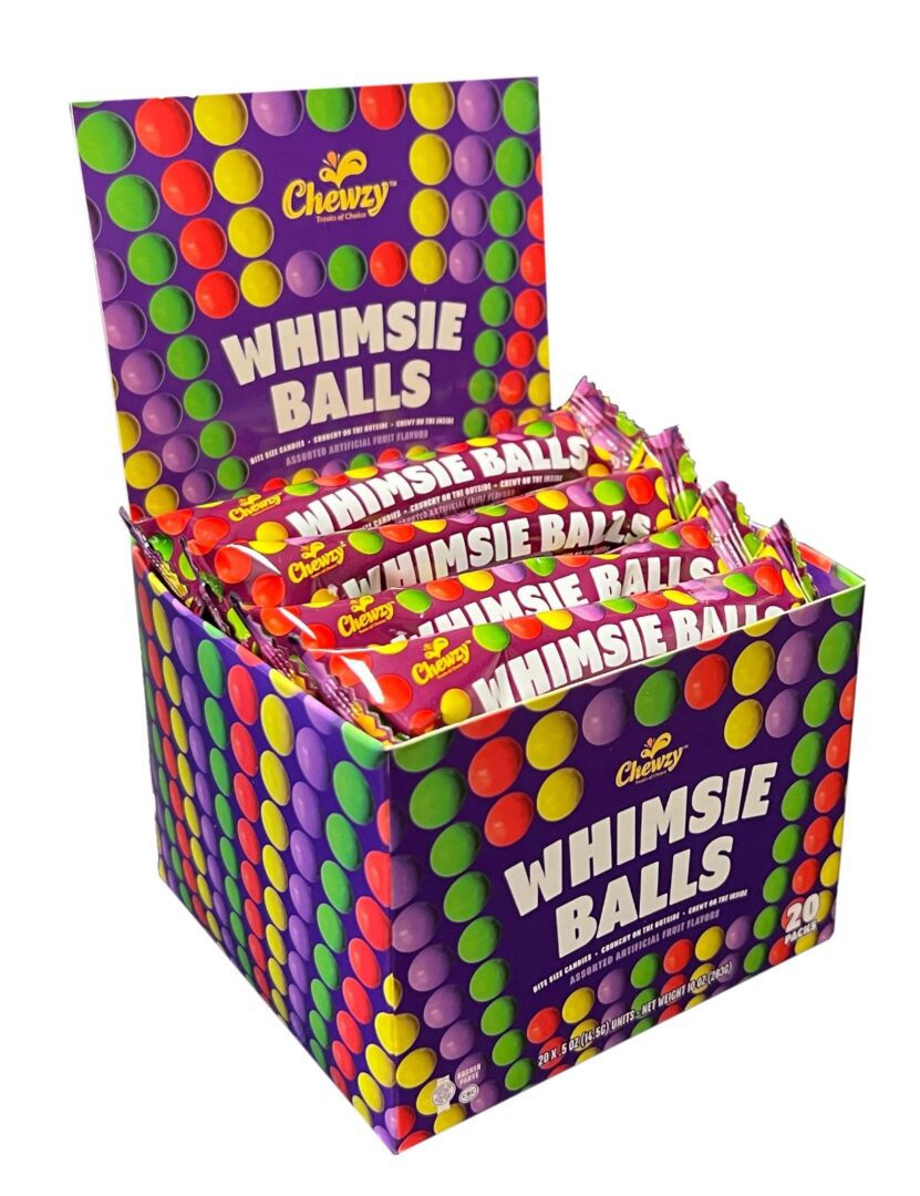 CHEWZY WHIMSIES SOUR BALL BITE SIZE CANDIES - Drumstick