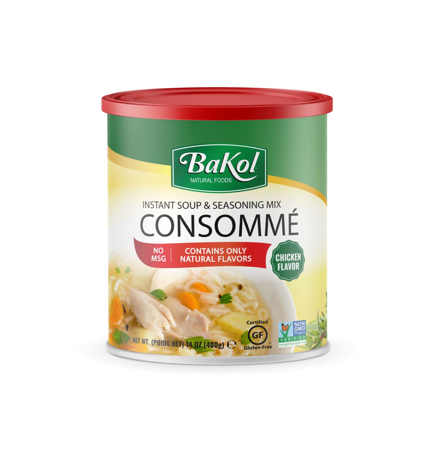 BAKOL NATURAL CHICKEN CONSOMME SOUP MIX (NO MSG) - Drumstick