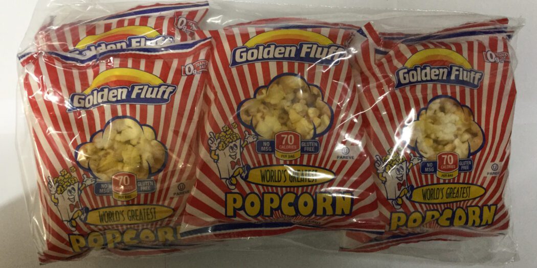 GOLDEN FLUFF POPCORN MINI (6 PACK) - Drumstick