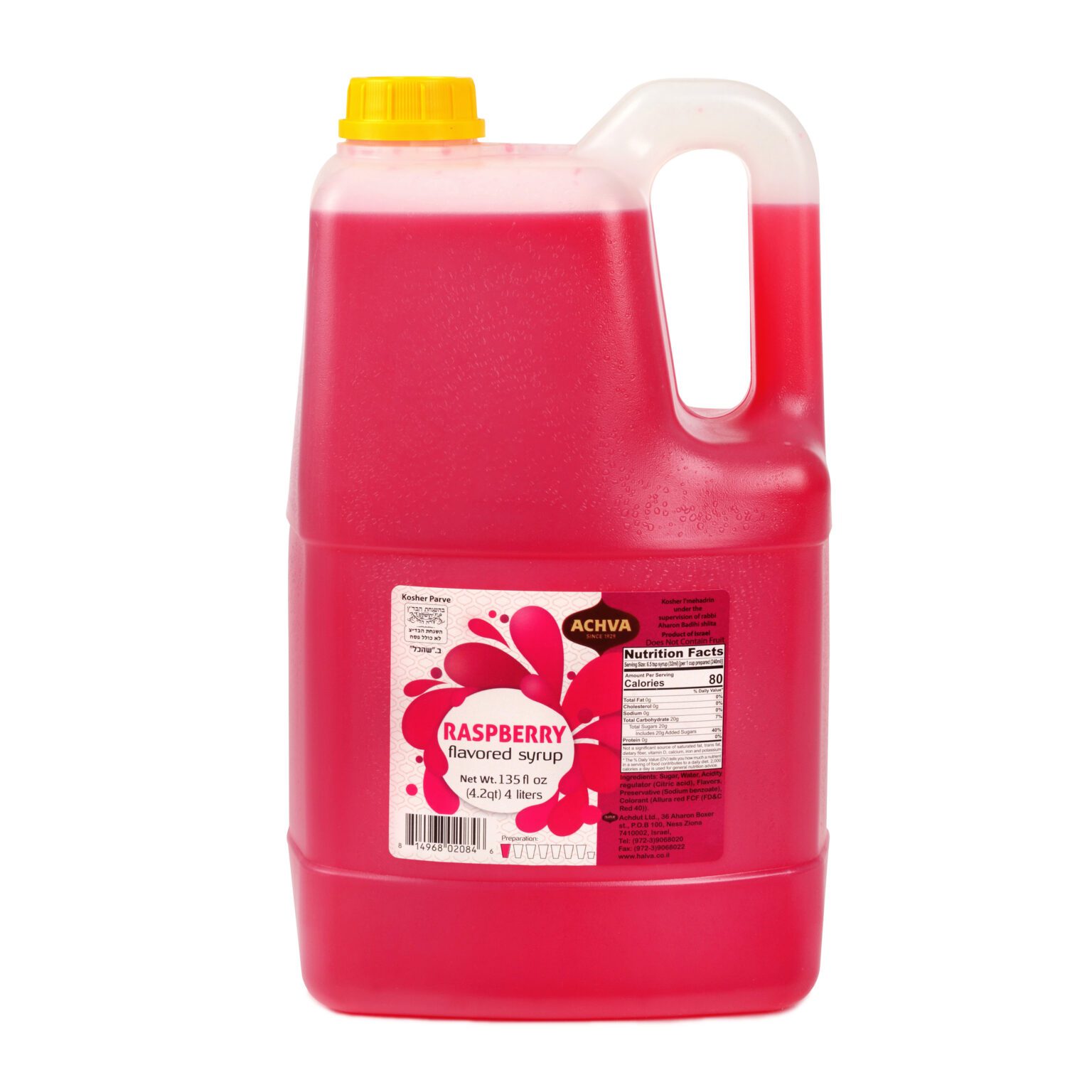 ACHVA RASPBERRY SYRUP - Drumstick