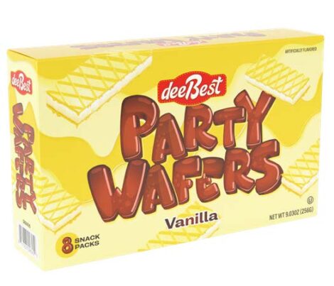 DEE BEST PARTY WAFERS VANILLA (8 PACK) - Drumstick