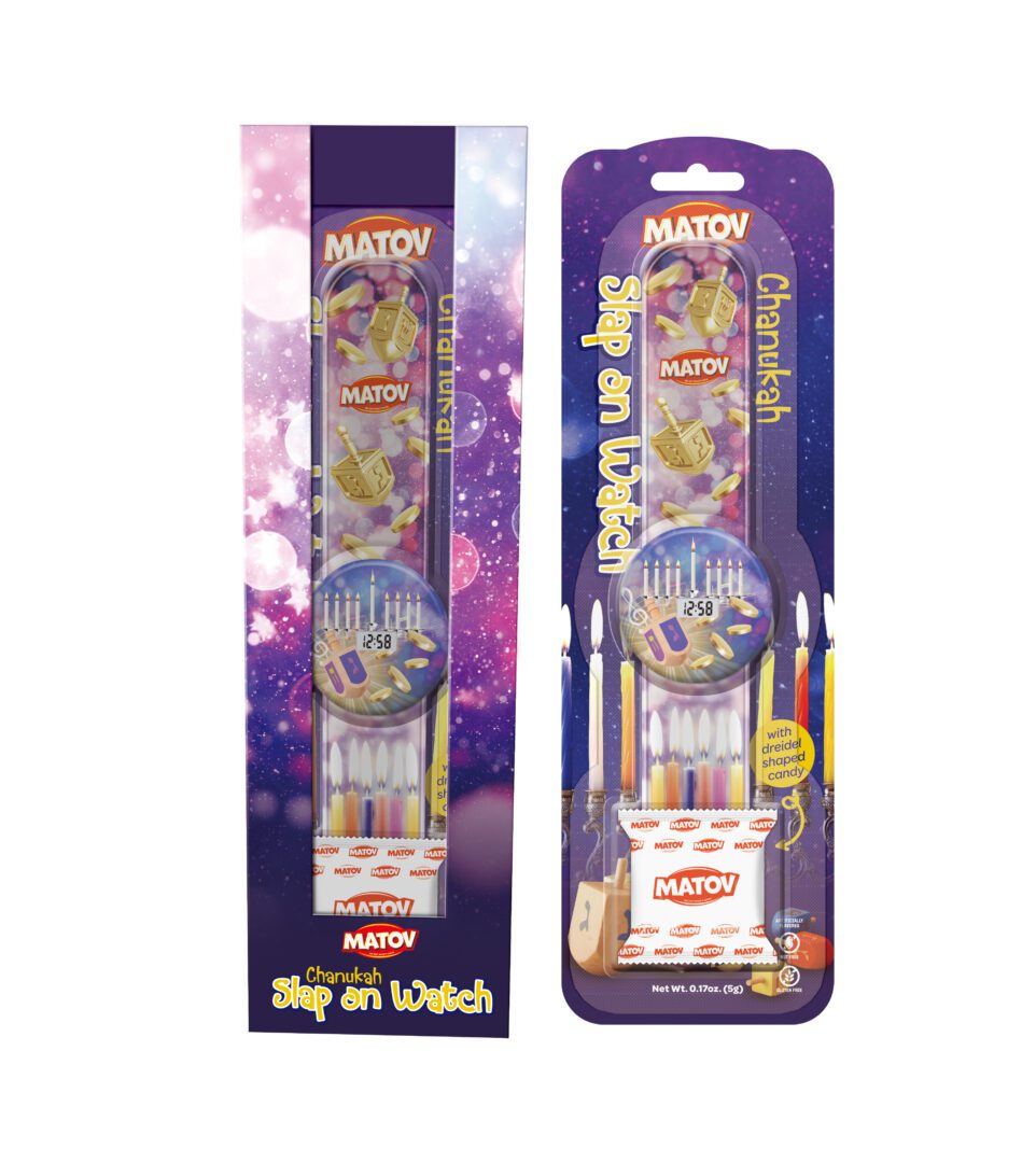 MATOV CHANUKA SLAP ON WATCH - Drumstick