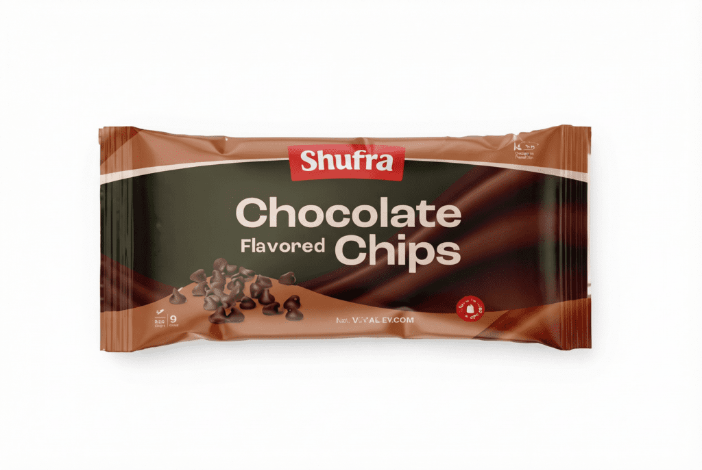 SHUFRA FLAVOURED CHOCOLATE CHIPS - Drumstick